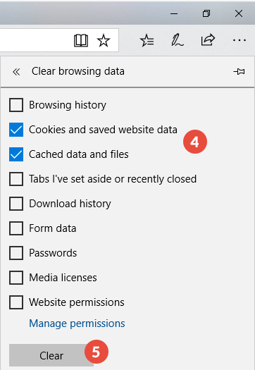 How to Clear Cache and Cookies on Edge - CactusVPN How to Clear Cache and Cookies on Edge - CactusVPN